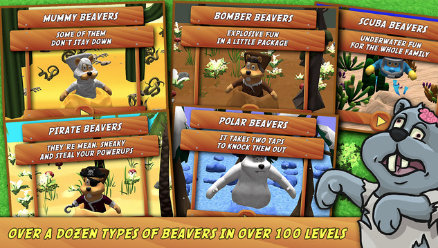 Beaver Smash, A Fast Action Game About Tapping Beavers Throughout The ...